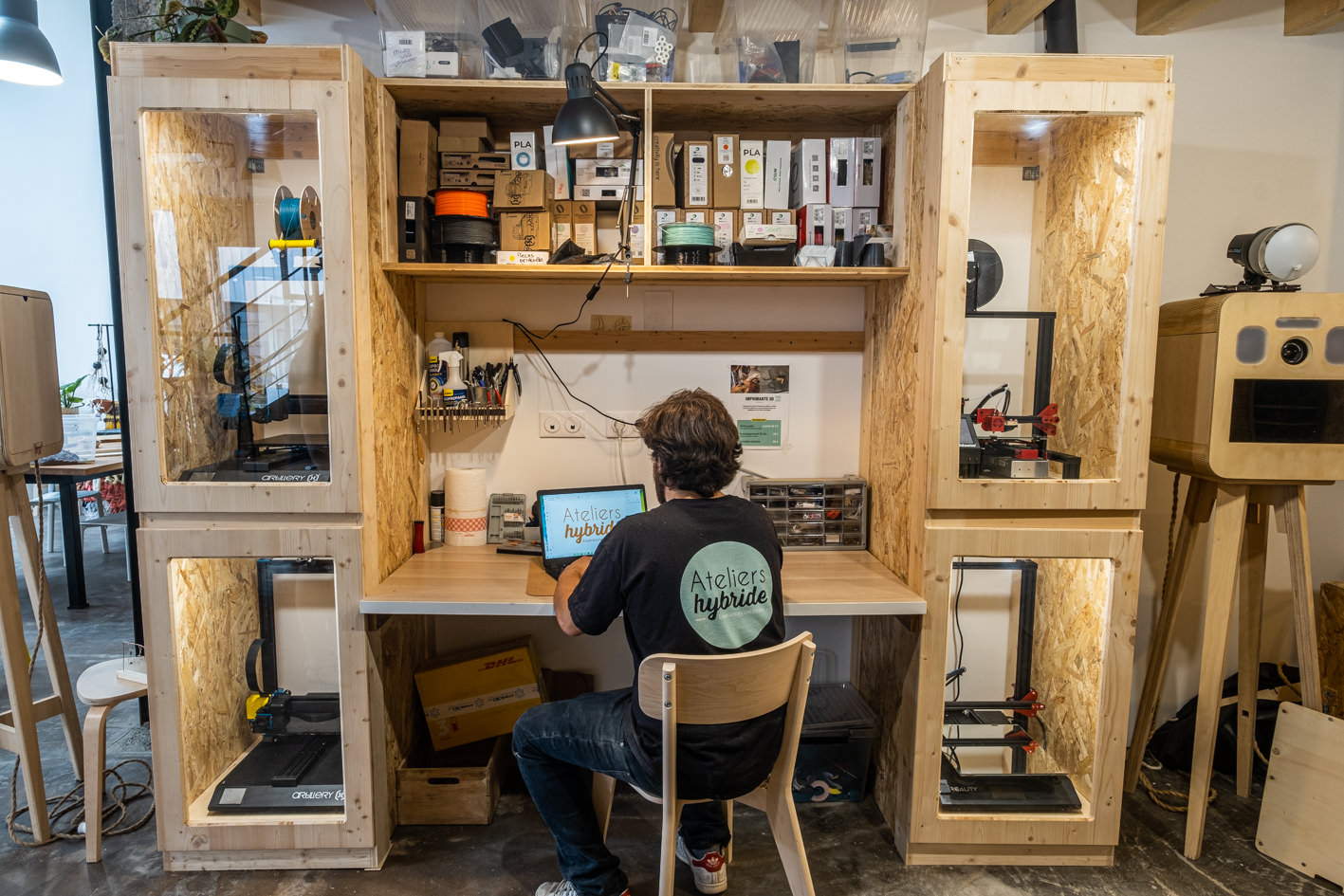 Les machines de notre Lab' Numérique - Ateliers Hybride